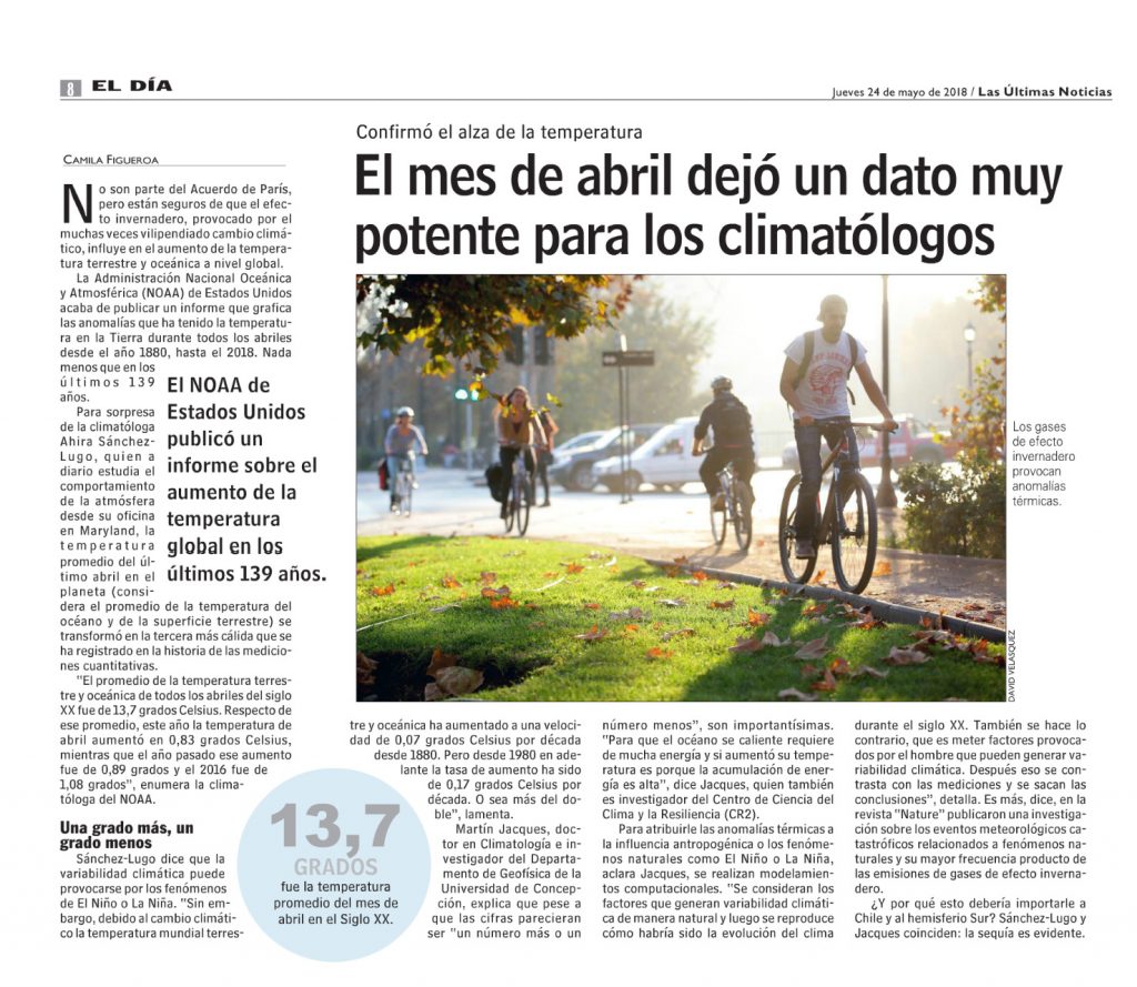 El mes de abril dejó un dato muy potente para los climatólogos (Las ...