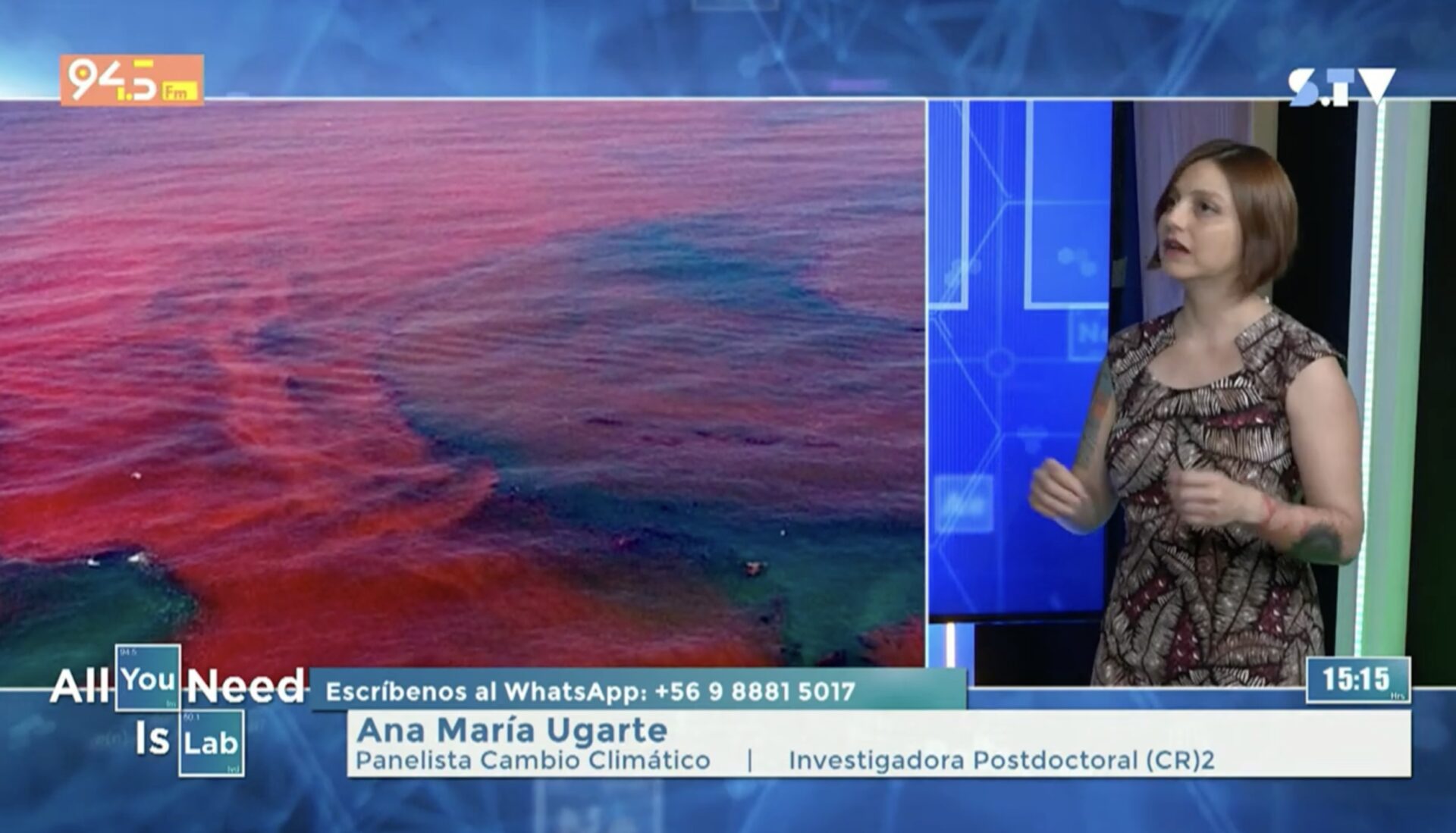Entrevista a Ana María Ugarte: Marea roja y cambio global (Stgo. TV ...