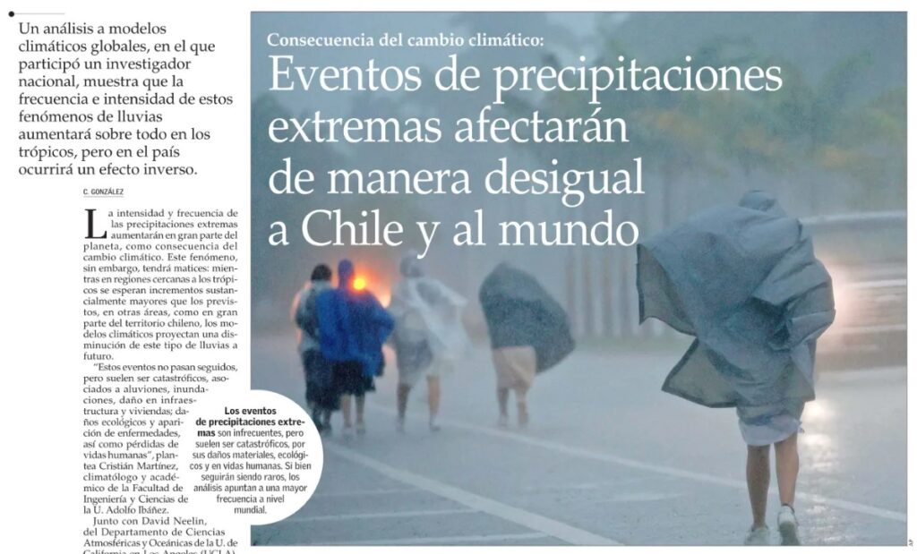 Eventos de precipitaciones extremas afectarán de manera desigual a ...